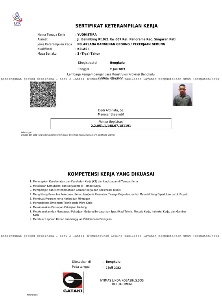 SKT TS051 Yudhistira | PDF