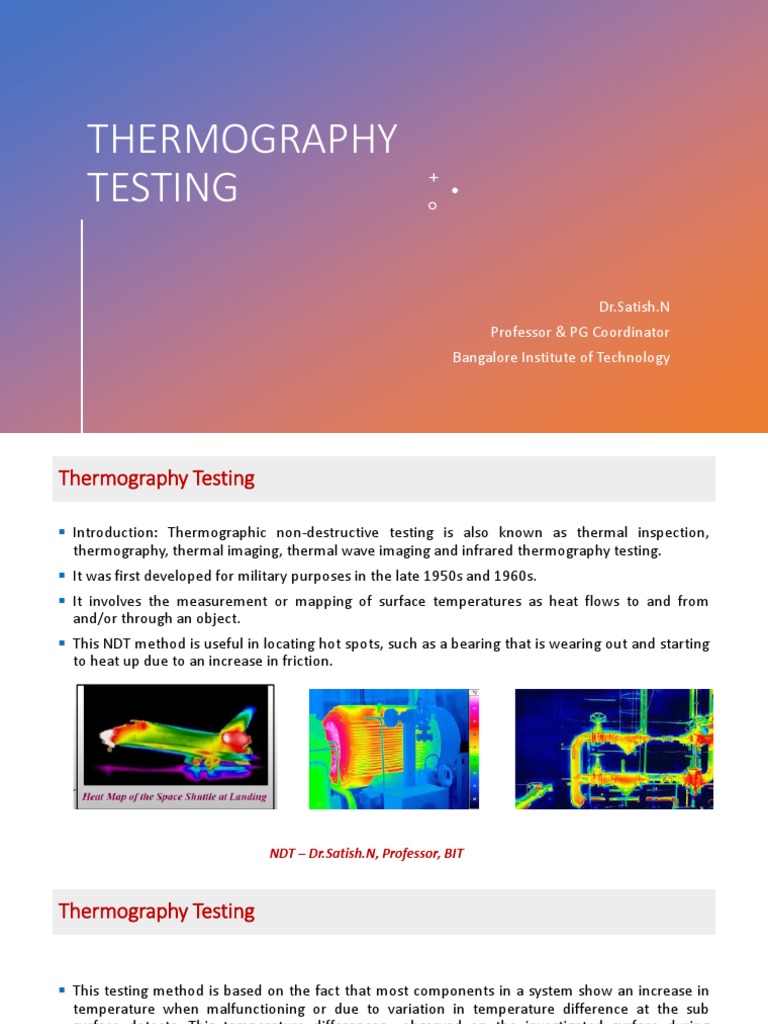 THERMOGRAPH | PDF | Thermography | Infrared