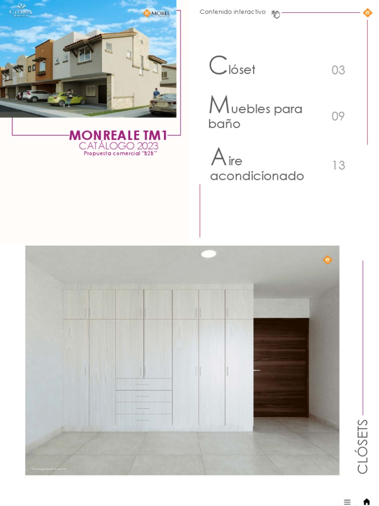 Catálogo B2B de Muebles y Clósets | PDF
