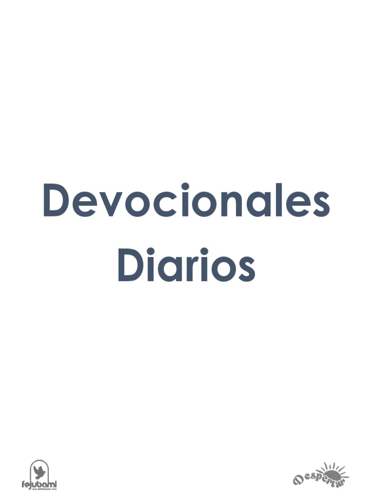 Devocionales Semana 1 | PDF | Cristo (título) | Pecado