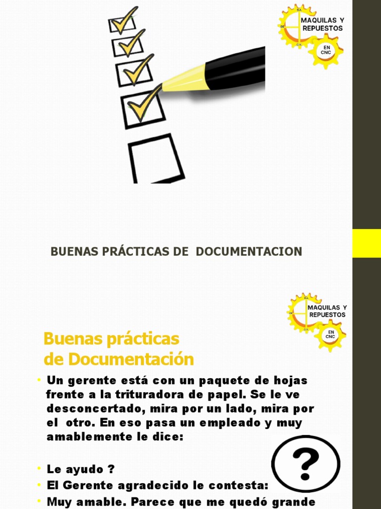Buenas Prácticas de Documentacion | PDF