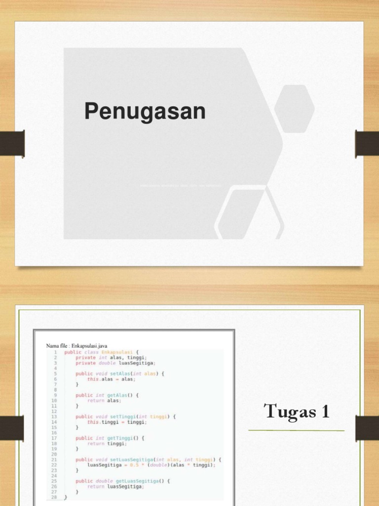 Tugas Pemrograman OOP Alat Tulis | PDF | Griya & Taman