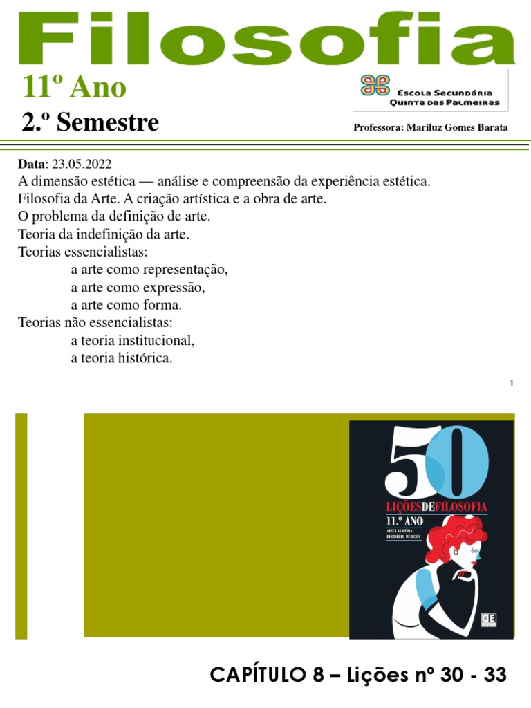 Filosofia Da Arte | PDF | Estética | Beleza