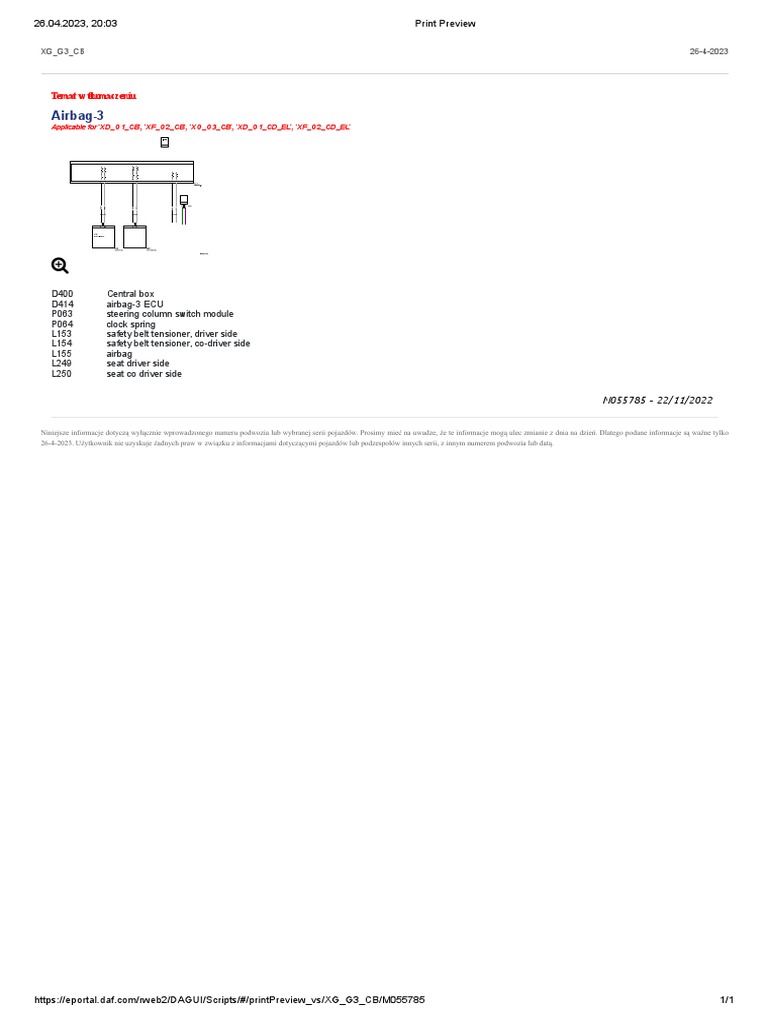 Block Diagram, Airbag-3 | PDF