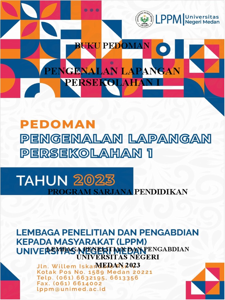 Buku Pedoman PLP I Tahun 2023 LPPM Unimed Rev | PDF