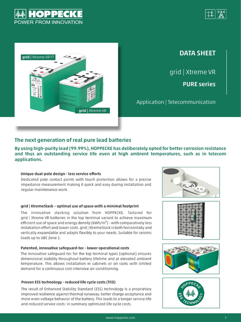 Grid Xtreme Vr Data Sheet Telekommunikation Us Pdf Electrical Grid