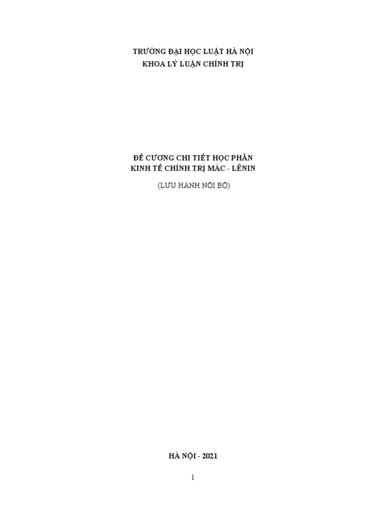 De Cuong Mon KTCT. K47 | PDF