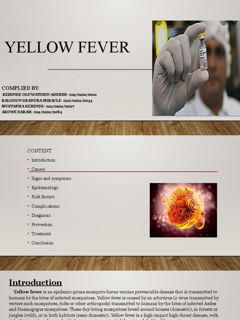 An In-Depth Analysis of Yellow Fever: Causes, Symptoms, Risk Factors ...