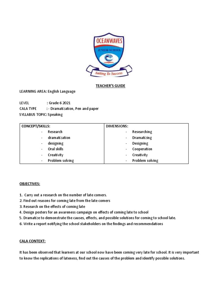 Cala English | PDF | Creativity | Learning