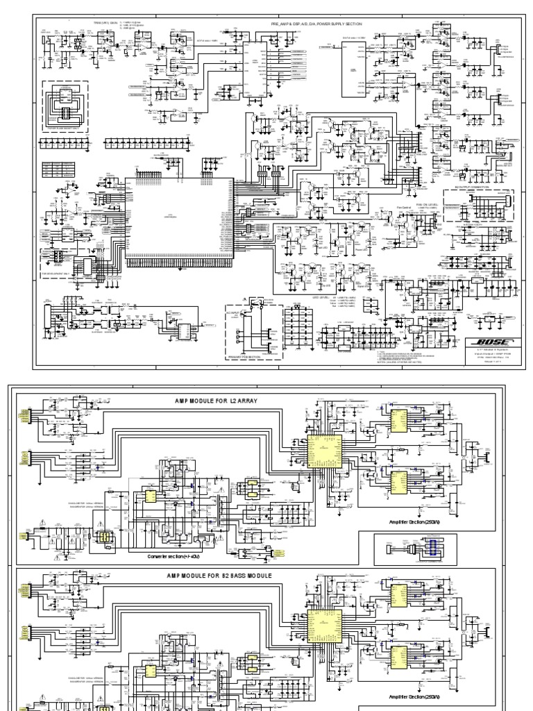 Electronics Schematic Blueprint | PDF