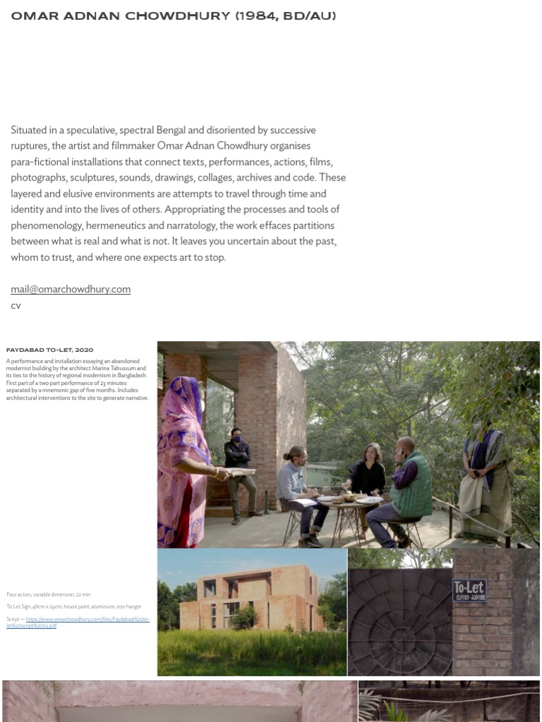 Portfolio Omar Chowdhury | PDF | Photograph