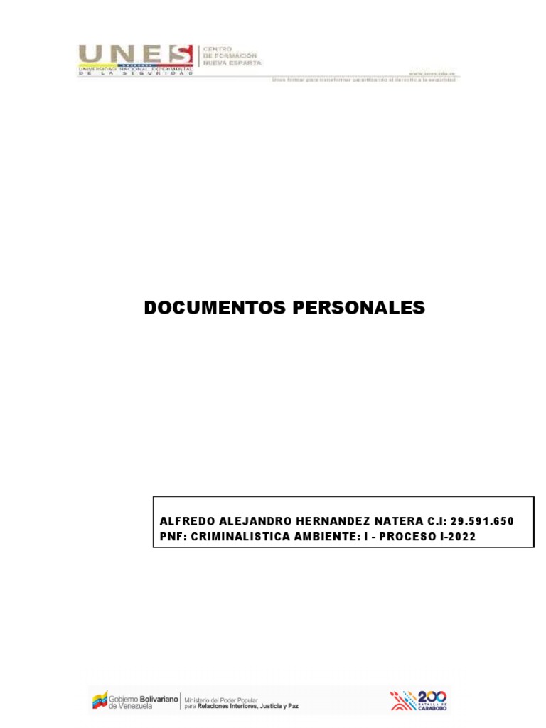 EXPEDIENTE (1) .Docx ALFREDO ALEJANDRO HERNANDEZ NATERA | PDF
