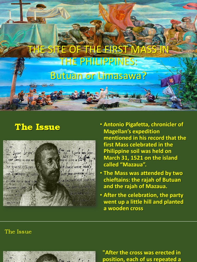 The Site of The First Mass in The Philippines: Butuan or Limasawa ...