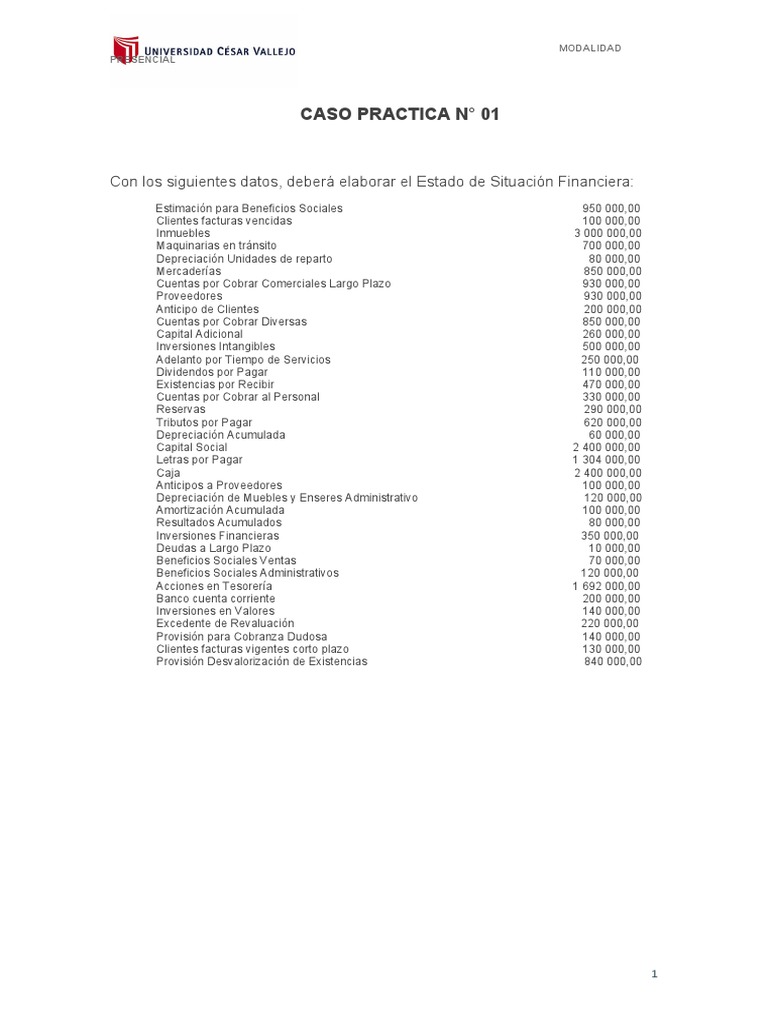 Caso Practico #01 | PDF | Economias | Inversiones