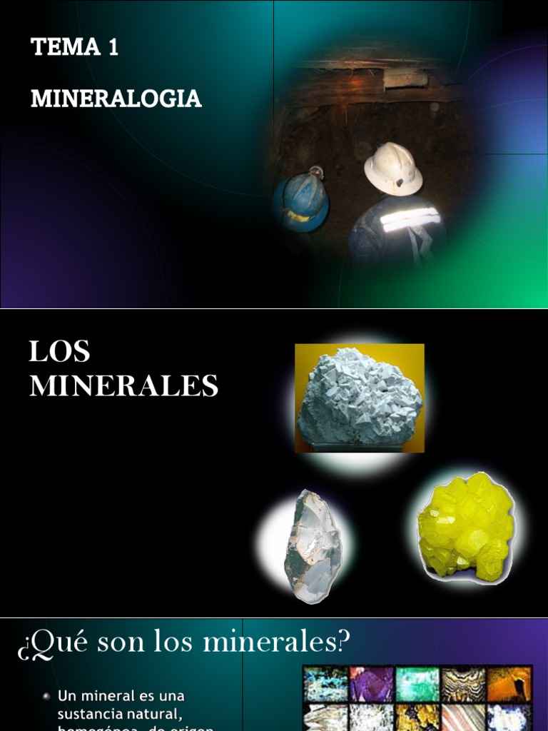 Tema 1 Mineralogia | PDF