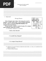 Evaluare Initiala CLR Cls I | PDF