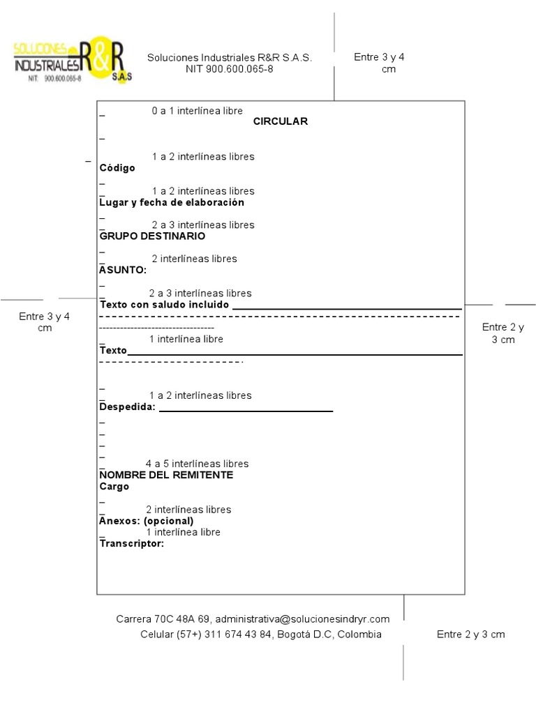 Plantilla de Circular para Empresas | PDF