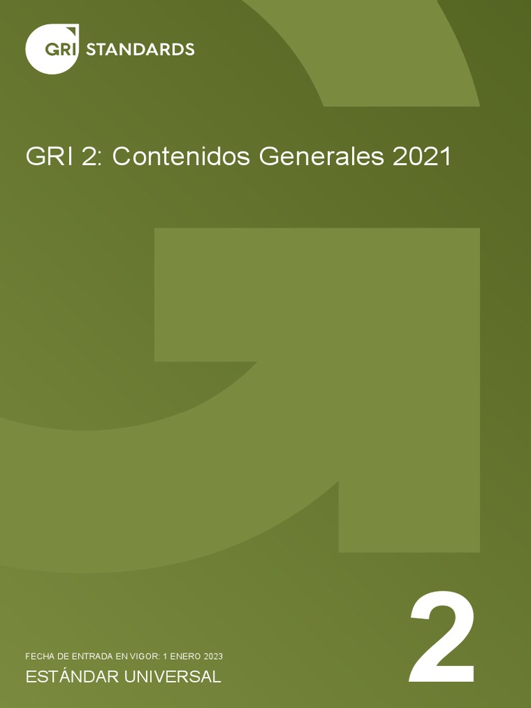 GRI 2 - Contenidos Generales 2021 | PDF | Mercado (economía) | Cadena ...