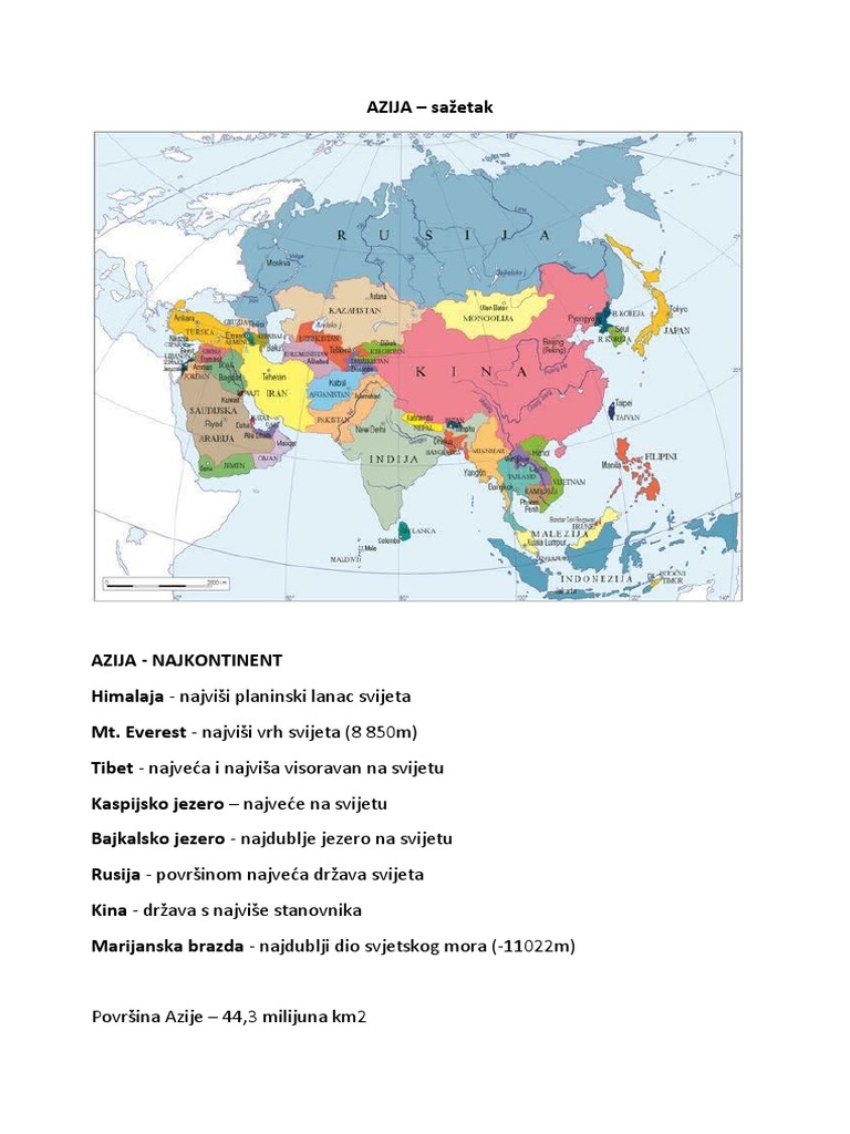 AZIJA Sažetakvcx | PDF