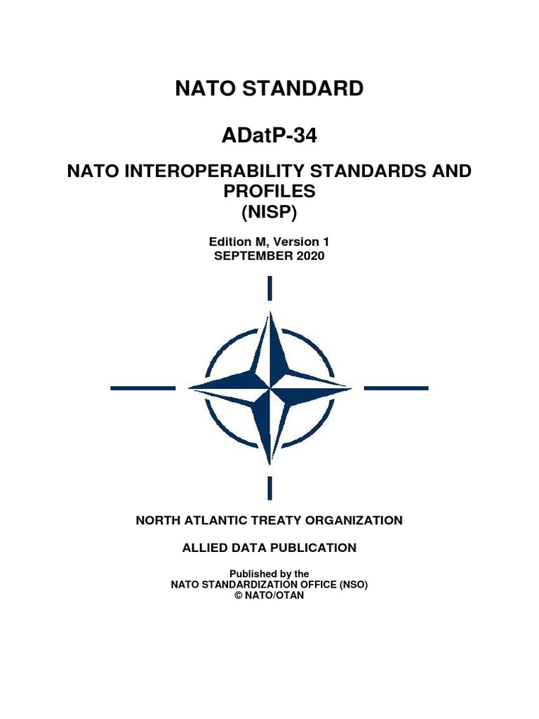Nato Standard Adatp-34: Nato Interoperability Standards and Profiles ...