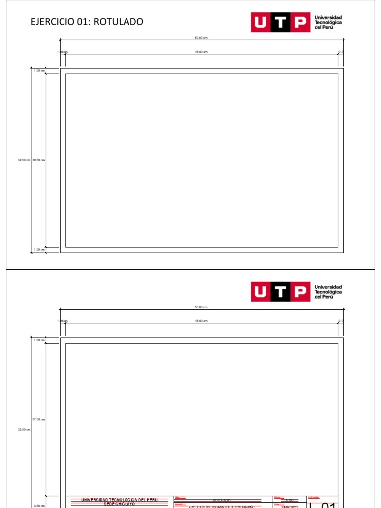 Ejercicio 01: Rotulado | PDF