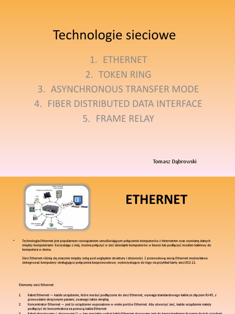 Technologie Sieciowe | PDF