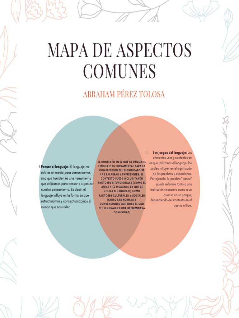 Mapa de Aspectos Comunes | PDF