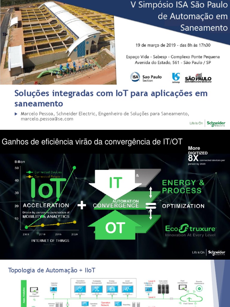 Solucoes-Integradas-Com-Iot-Para-Aplicacoes-Em-Saneamento - Marcelo Wicthoff Pessoa - Schneider ...