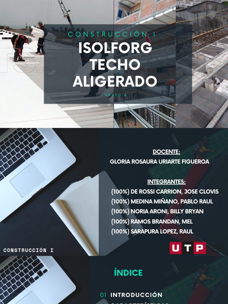 G8 Isolforg Techo Aligerado | PDF | Ingeniería de Edificación | Diseño ...