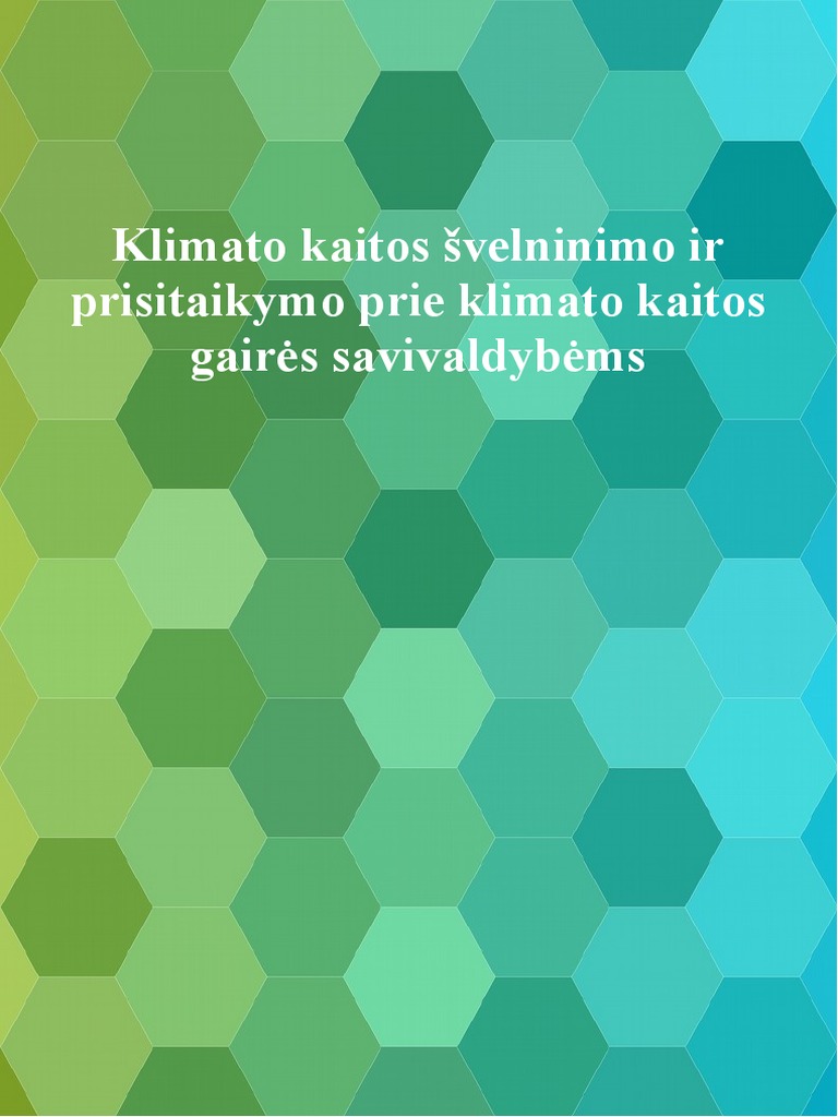 Klimato Kaita Gaires Savivaldybems | PDF