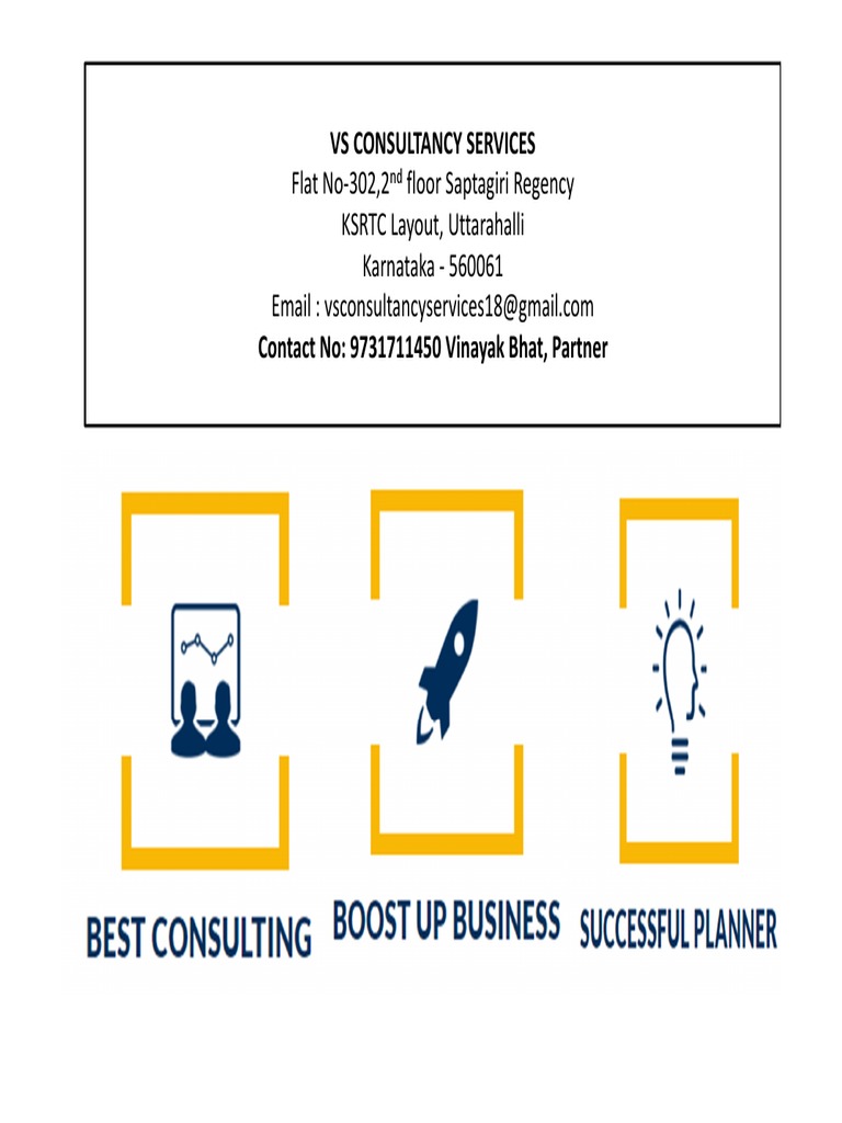 Vs Consultancy Services: Flat No-302,2 Floor Saptagiri Regency KSRTC ...