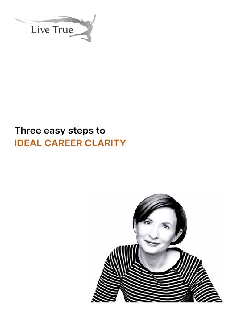 Three Easy Steps To Ideal Career Clarity | PDF | Conversation | Feeling