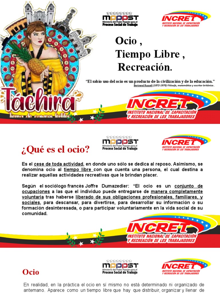 Ocio, Tiempo Libre, Recreación.: "El Sabio Uso Del Ocio Es Un Producto ...