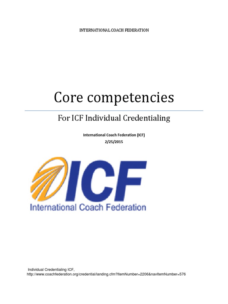 Core Competencies ICF | PDF | Learning | Emotions