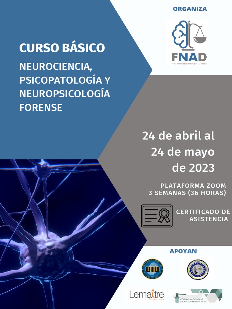 Curso Básico de Neurociencia Forense | PDF
