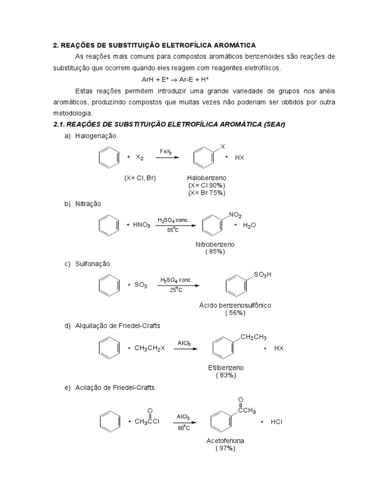 Aula 11-13 - Expe - 10 - Sintese Da P-Nitroanilina | PDF | Ácido ...