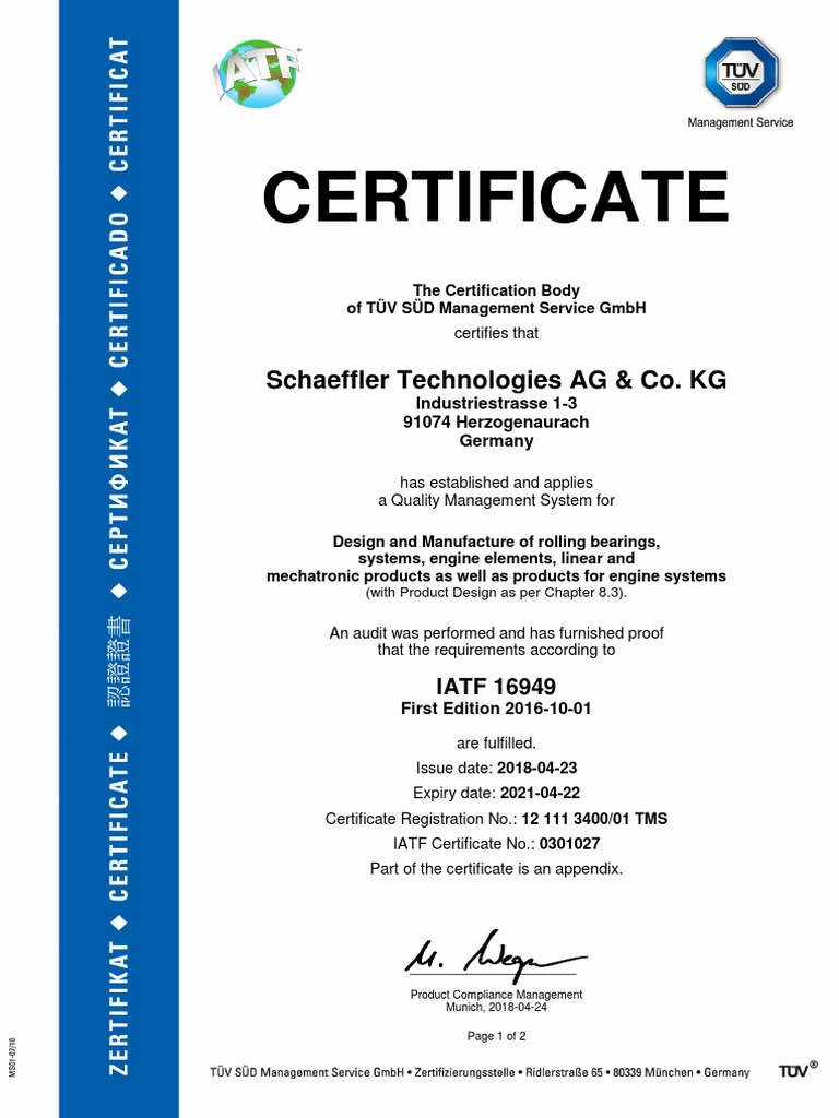 STG - Iatf - en - 16949 | PDF | Production And Manufacturing | Business ...
