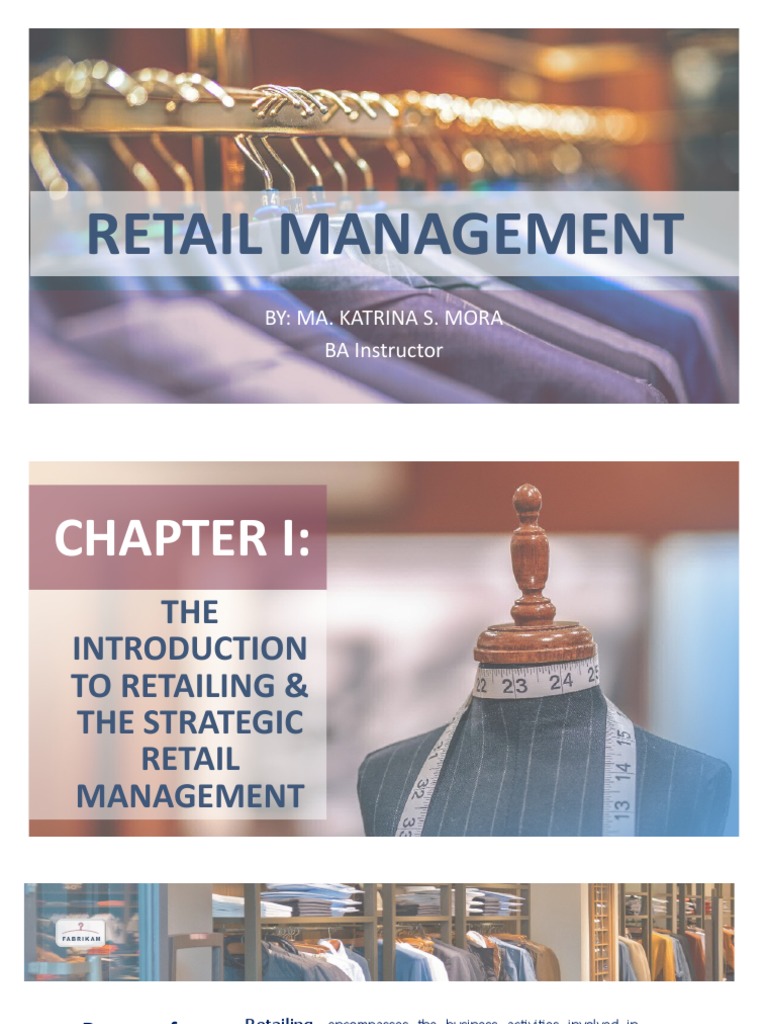 Retail Management | PDF | Retail | Brand