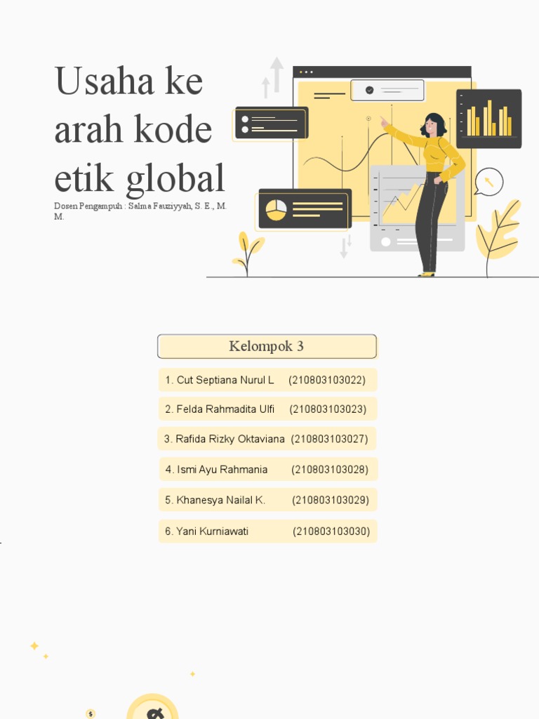 Kel 3 - PPT - Usaha Ke Arah Kode Etik Global | PDF
