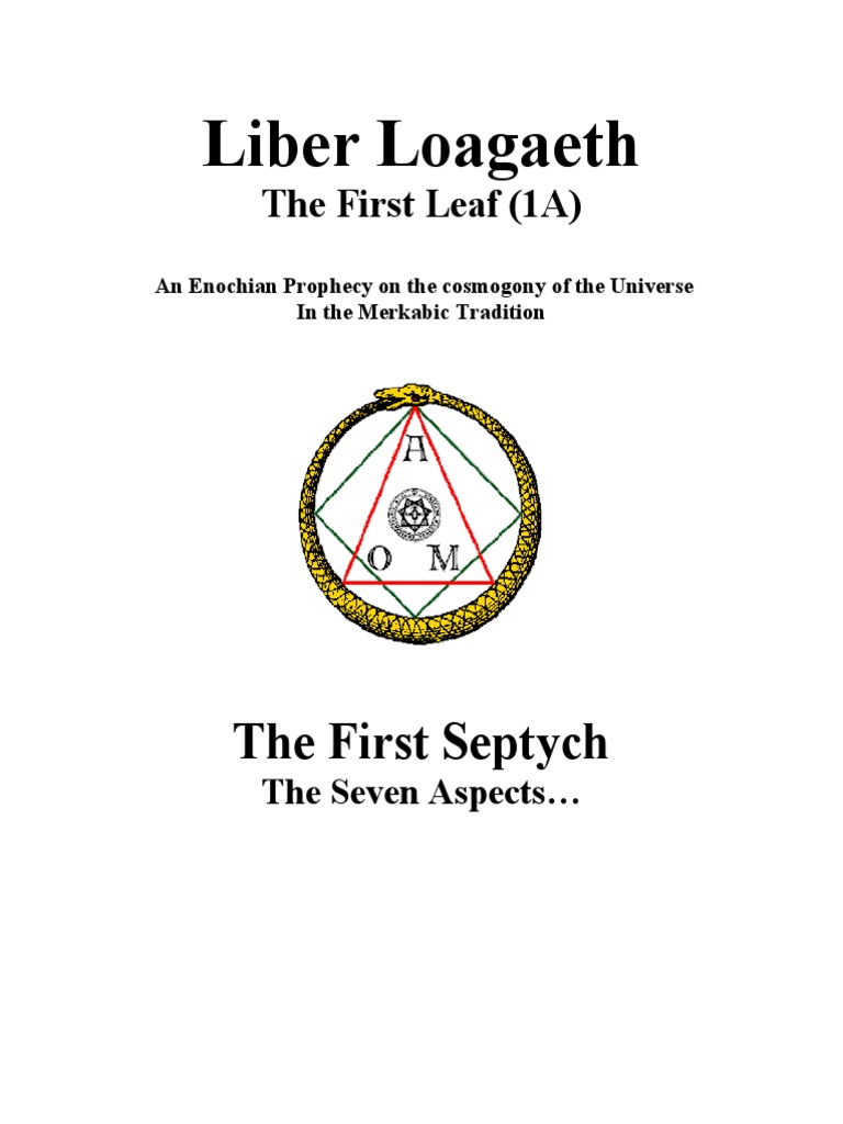 Enochian Prophecy in Liber Loagaeth | PDF | Angel | Religious Belief ...