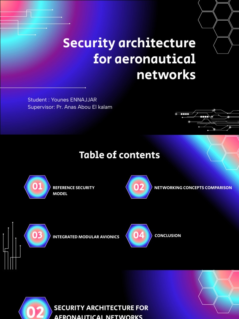 Presentation Network and Security Architecture For Avionics Systems | PDF | Computer Network ...