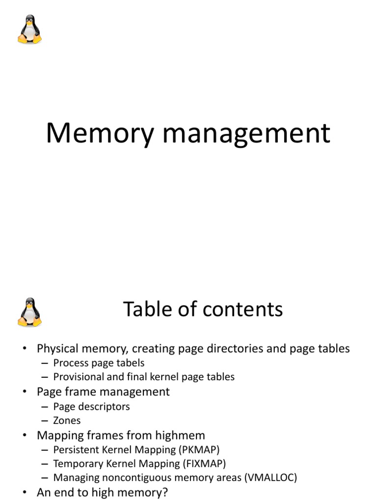 Linux Kernel Memory Management Pdf Pointer Computer Programming 64 Bit Computing 9285