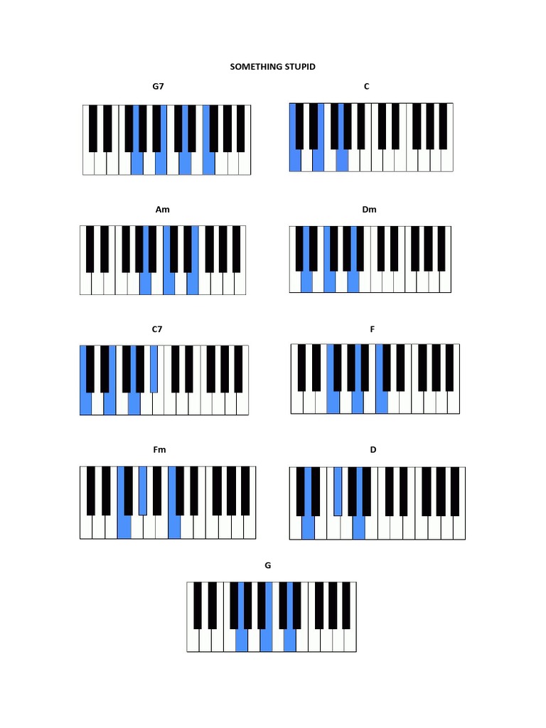 Acordes - Something Stupid | PDF