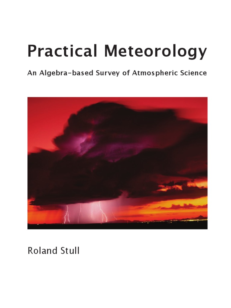 Practical Meteorology: Stull | PDF | Thunderstorm | Tornadoes