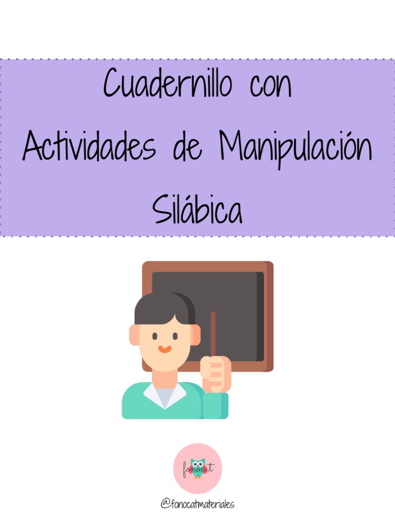 Actividades de Manipulación Silábica | PDF | Comunicación oral ...