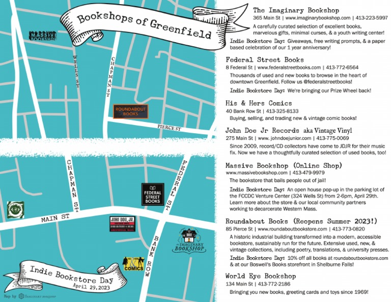 Greenfield Bookstore Map | PDF