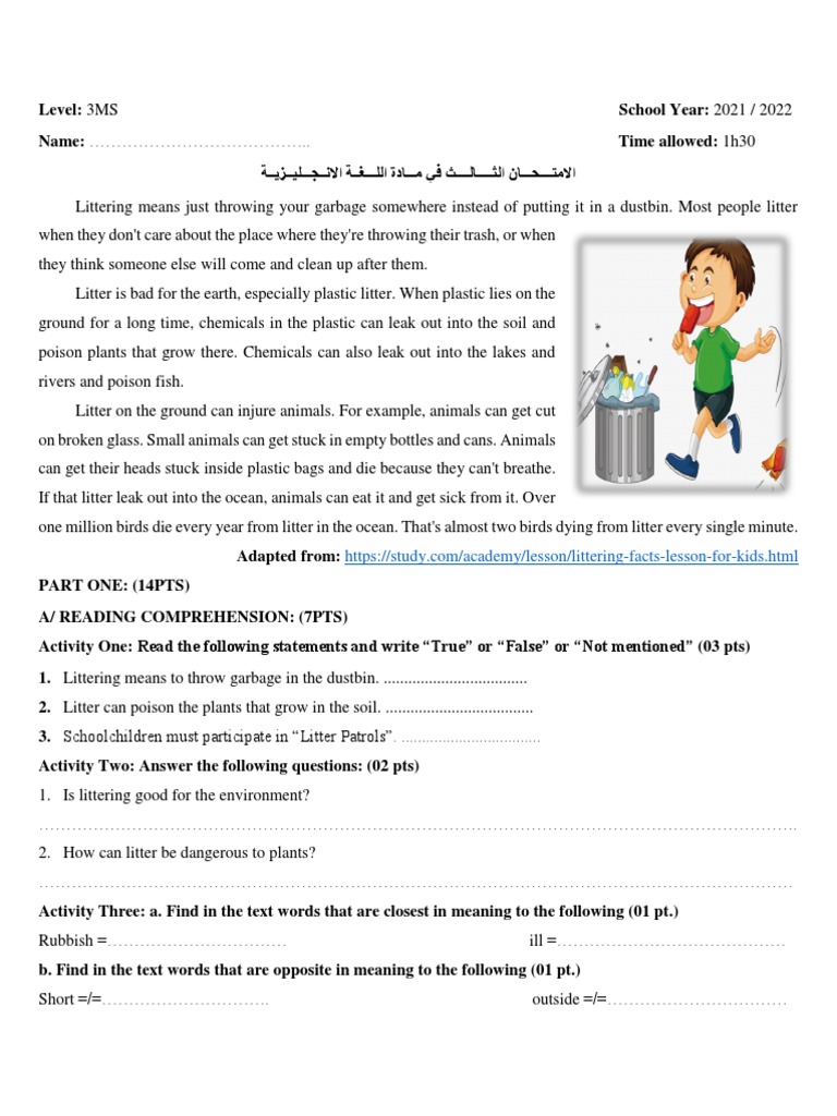 Third Term Exam - MS3 | PDF