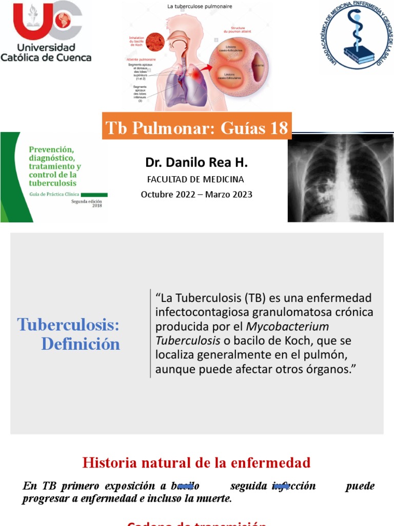 TUBERCULOSIS Pulmonar | PDF | Tuberculosis | Mycobacterium