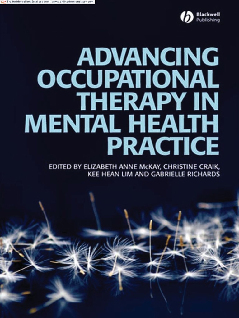 Vdoc - Pub - Advancing Occupational Therapy in Mental Health Practice 1 ...