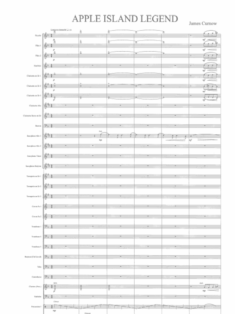 Apple Island Legend Score | PDF